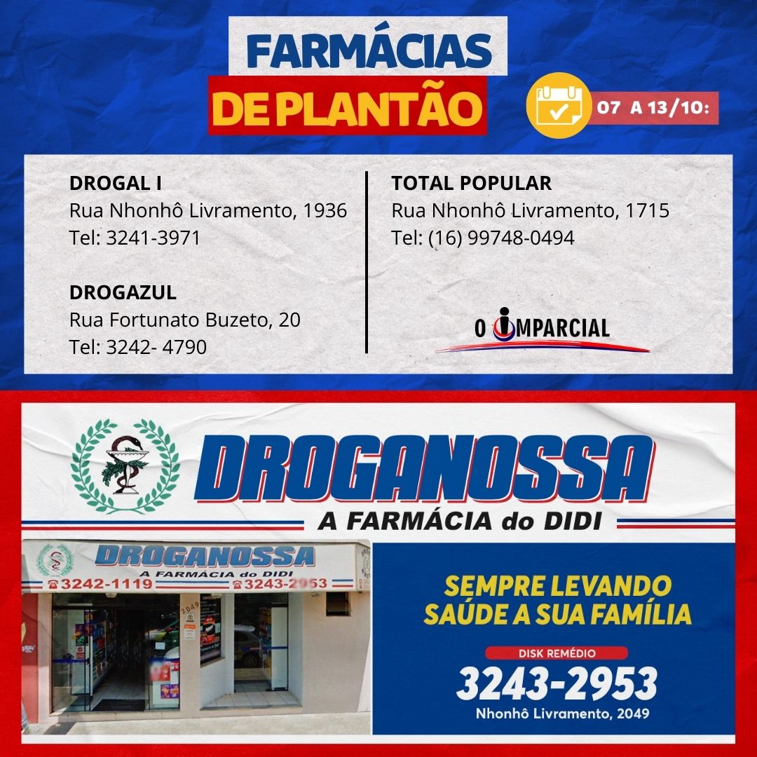 Período de 07 a 13/10: – Jornal O Imparcial