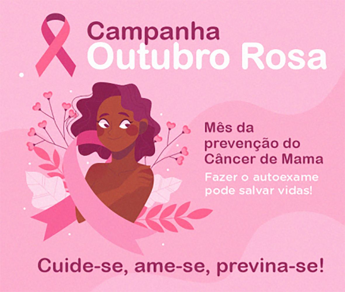 Outubro Rosa Campanha Conscientiza Sobre O Diagnóstico Precoce Do